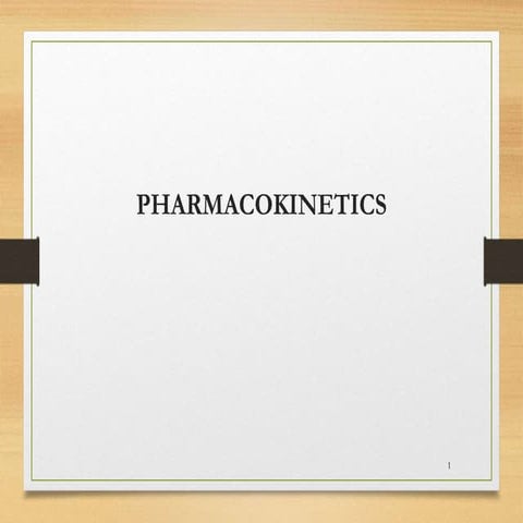 Pharmacokinetics and Pharmacodynamics | PPT