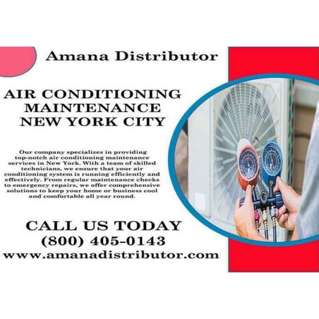 Amana Distributor | HVAC Experts New York | Ac Repair New York | PDF