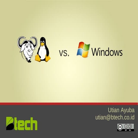 GNU Linux Vs Windows (Bahasa Indonesia) | PDF