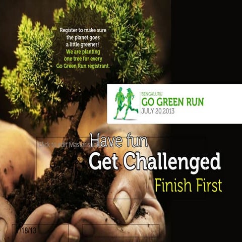 Go Green Run Marathon | PPT