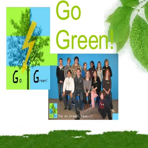 Go Green Presantatie | PPT