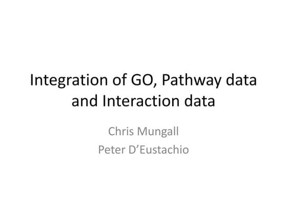 Pathways2GO: Converting BioPax pathways to GO-CAMs | PPT
