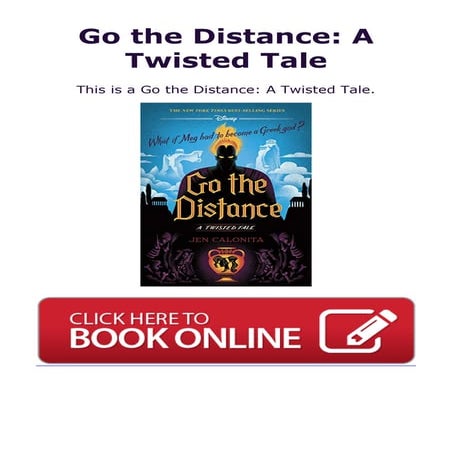 (Preuzmi / pročitaj) Go the Distance: A Twisted Tale | PDF