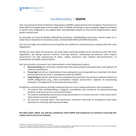 Gdpr Compliance | PDF