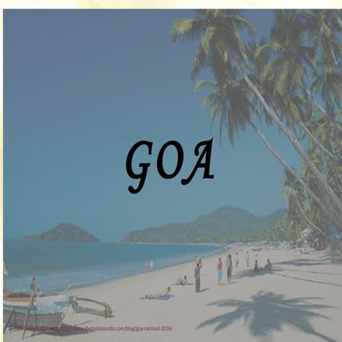 goa travel guide 1 | PPT