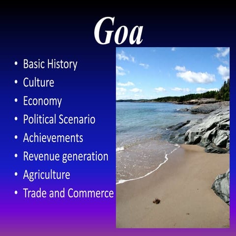 Goa | PPTX