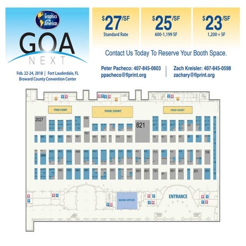 Graphics of the Americas GOA 2018 map & contract | PPT