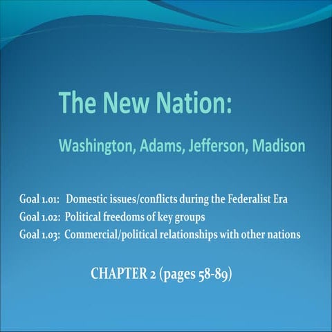 Goal 1 ppt new nation | PPT