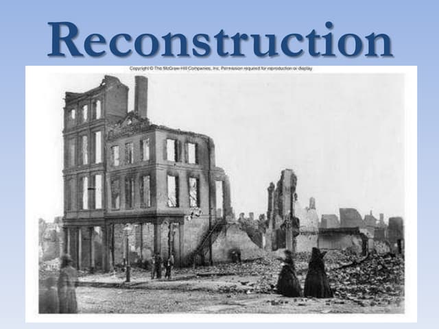 EARLY RECONSTRUCTION | PPT