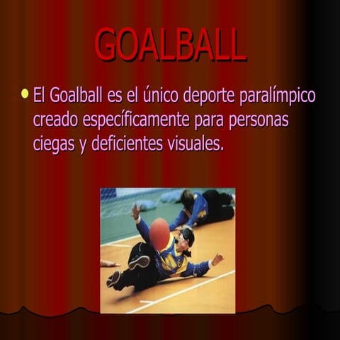 Goalball | PPTX
