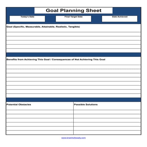 Goal Planning System | PDF