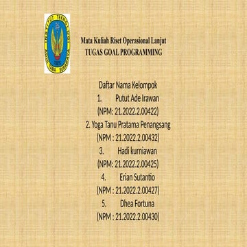 analisa goal programming kelompok7 .pptx