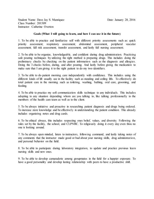 Reflection medication administration | PDF