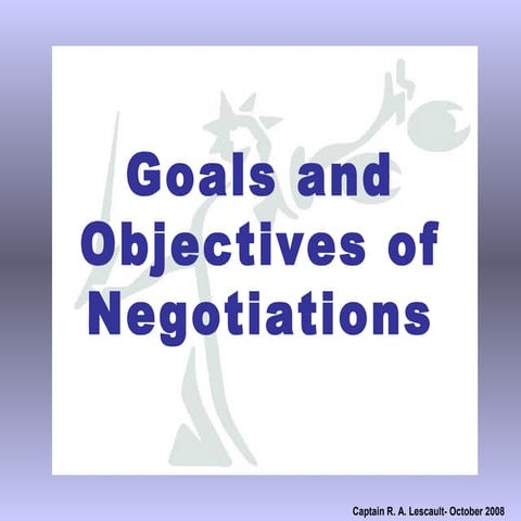Goals and Objective of Hostage Negotiations 2010 | PPT