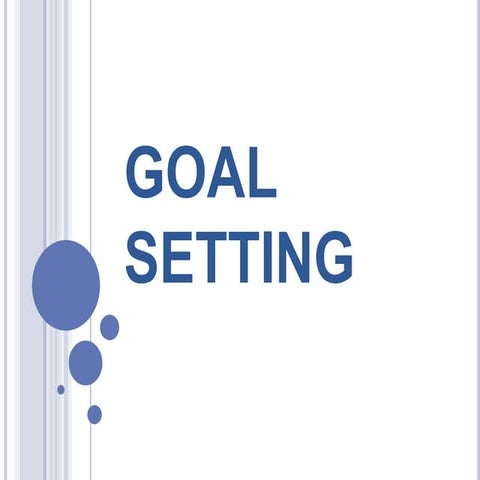Goal setting | PPTX