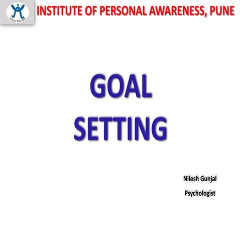 Goal setting | PPT