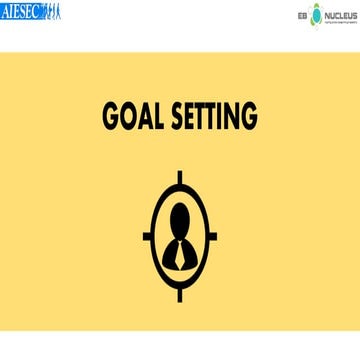 Goal setting | PPTX
