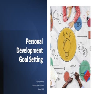 Secrets to Self improvement - set SMART goals | PPT
