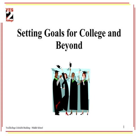 Goalsetting For Middle School & Beyond | PPT