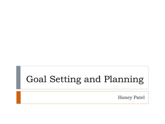Smart goals | PPT