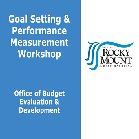 Goal Setting & Performance Measurement Training | PPT