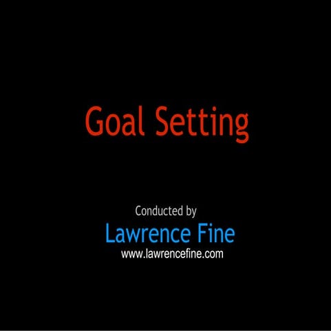 Goal setting presentation | PPT | Soccer | Sports
