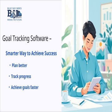 Goal Tracking Software to Plan, Track & Achieve More | PPTX