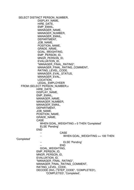 Oracle Hcm Cloud Core Hr Workforce Structures Table Relationships Pdf