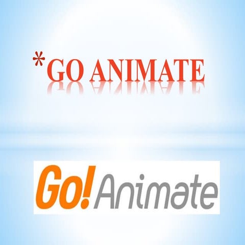 Pasos para crear una animación en go animate | PDF