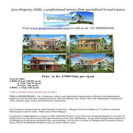 goa property for sale | PDF