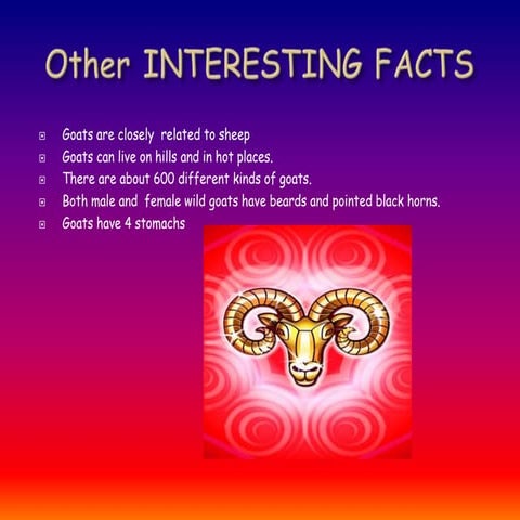 Goat facts | PPT