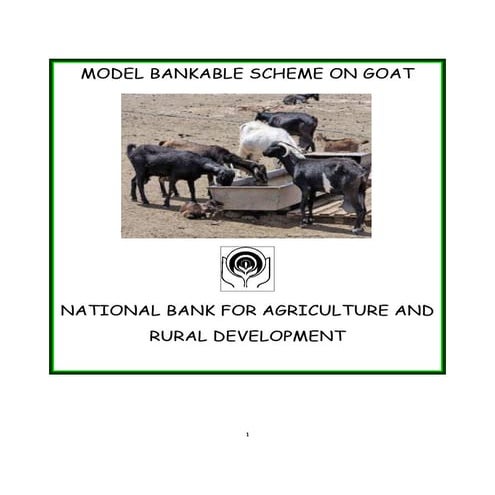 Goat farming 10 animals | PDF