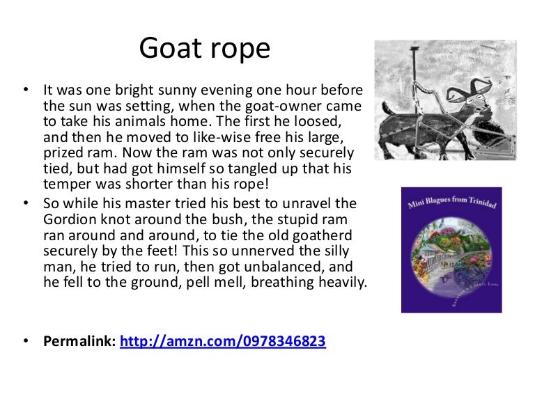 Goat rope