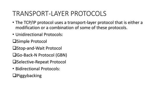 Go back-n protocol | PPTX | Computer Networking | Computing