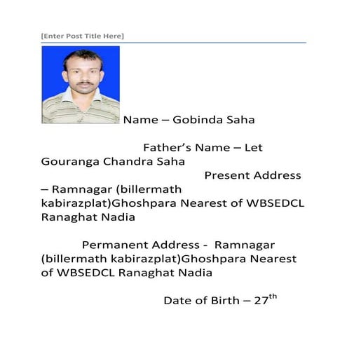 Gobinda saha | PDF