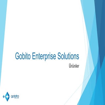Gobito Ürünler Sunumu | PPTX