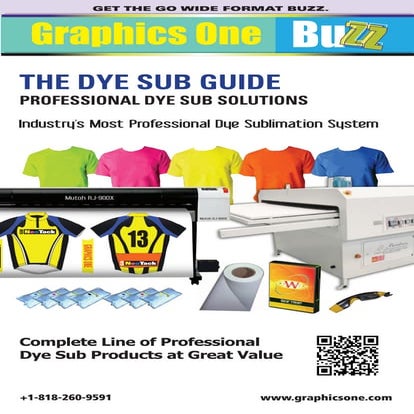 Overview of Large Format Dye Sublimation Systems from Graphics One ...