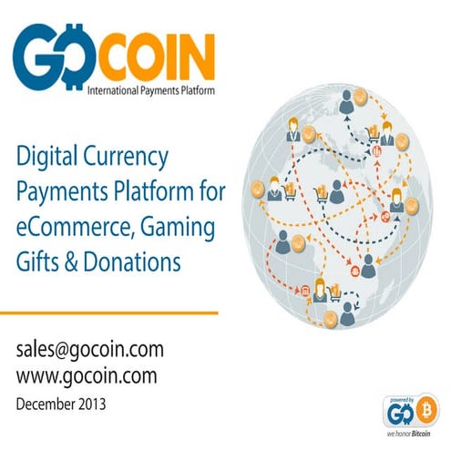 GoCoin Digital Currency ( Bitcoin ) Payments Platform for Merchants | PPT