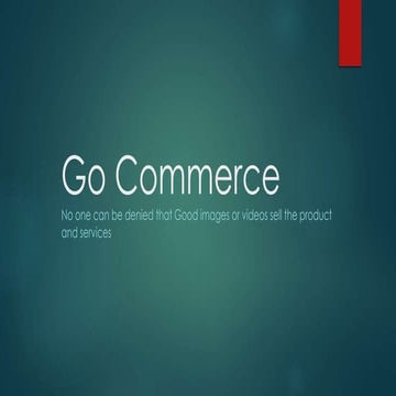 Go Commerce Studio - E-commerce Photography Services Delhi/NCR | PDF ...
