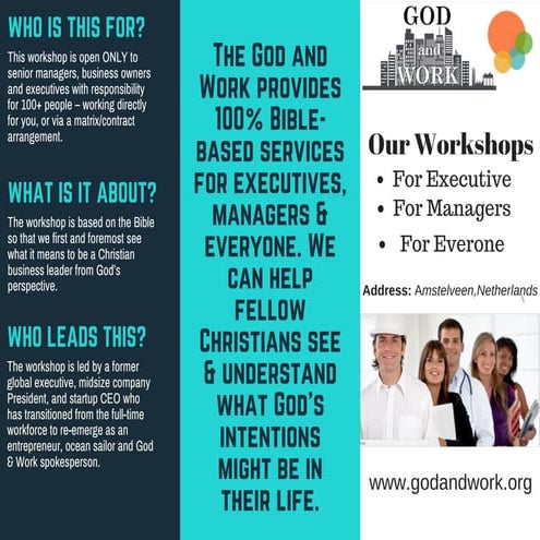 God and work | PDF