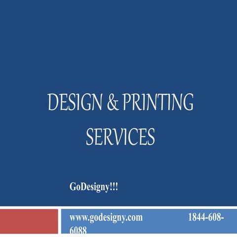 DESIGN & PRINTING SERVICES | PPTX
