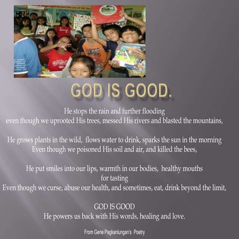 God is good | PPT