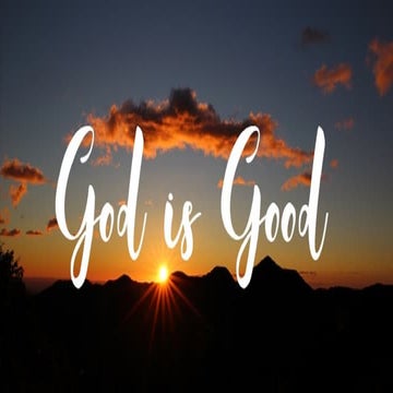 God is Good.........................pptx