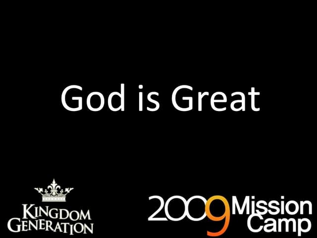 How Great Is Our God | PPT