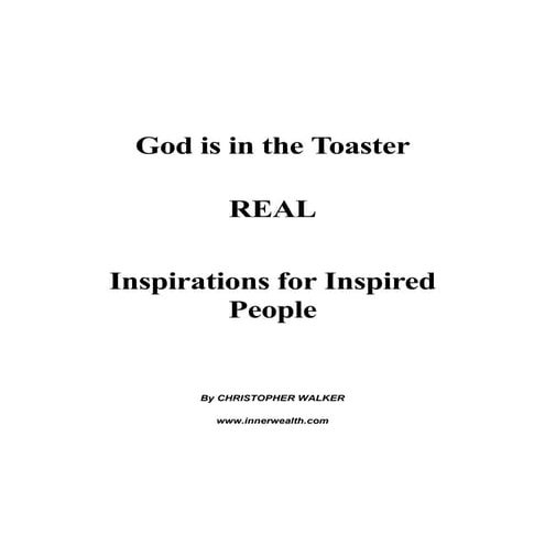 God Is In The Toaster | PDF