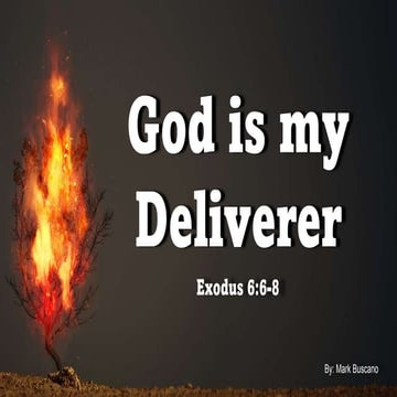 God is my deliverer..pptx dvsdvsvsdvsvsdvasdv | PPTX