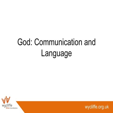 God language and Mission | PPTX | Christianity | Religion & Spirituality
