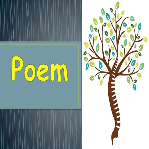 God Made Trees Poem | PPTX