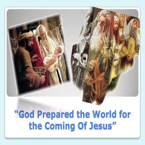 God prepares the coming of jesus lesson # 6 | PPTX