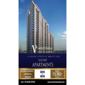 Godrej VRIKSHYA, Sec 103🌳 Godrej 103 slides ppt | PPT